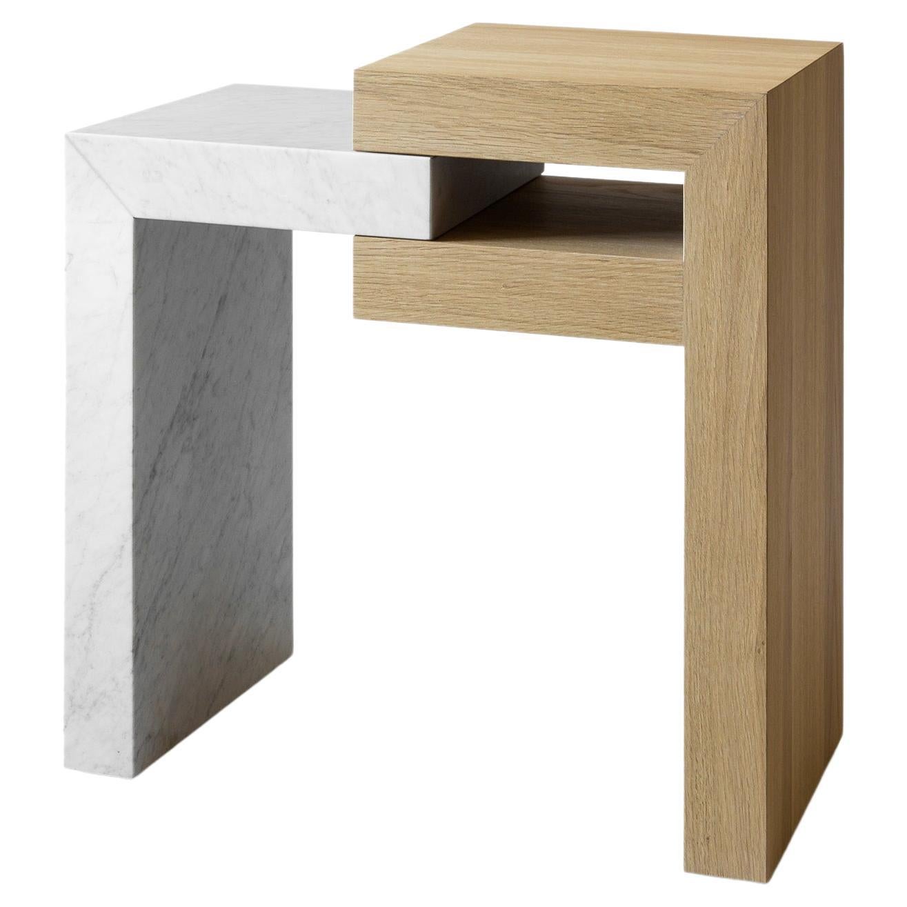 Yume Oak + White Carrara Square Coffee Table by Joyful Homes For Sale ...