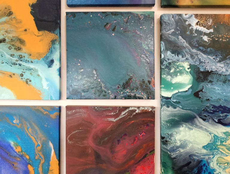 Yunior Marino - Agua en el humo y cielo en el fuego, Polyptych. Wall ...