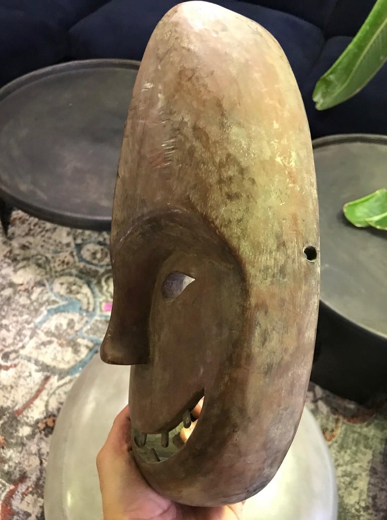 Yupik Yup'ik Native American Alaska Carved Wood Anthropomorphic Spirit ...