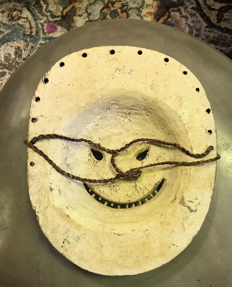 Yupik Yup'ik Native American Alaska Polychrome Wood Anthropomorphic ...