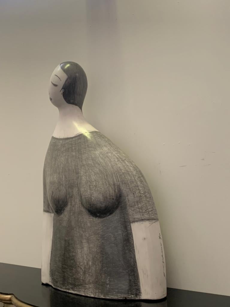 Yuri Zatarain, Thought of Love, terracotta and graphite, 2005 For Sale ...