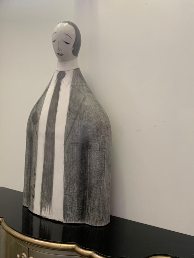 Yuri Zatarain, Thought of Love, terracotta and graphite, 2005 For Sale ...