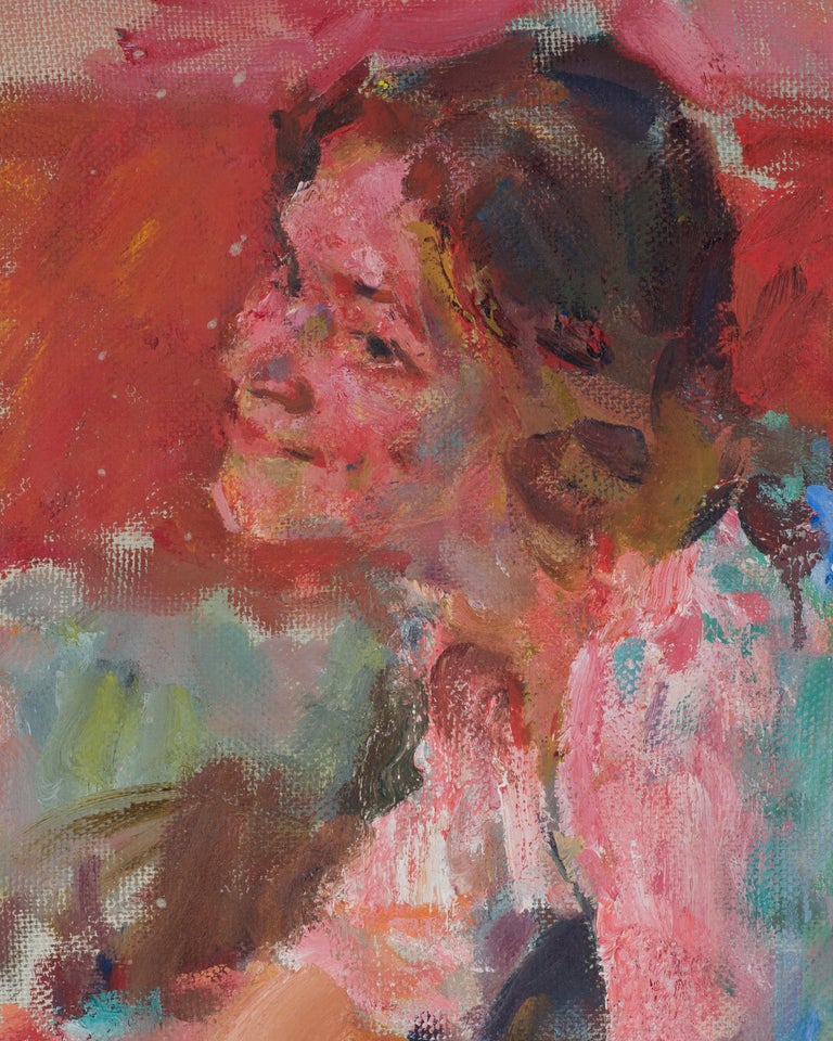 Yuriy Ushakov - Galya - 21st Century Contemporary Portrait Oil Painting ...