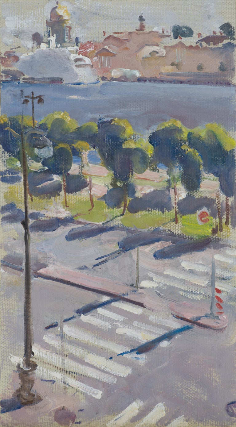 Yuriy Ushakov - Summer In the City - 21st Century Contemporary Oil ...