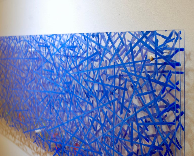 Yury Darashkevich - Script Chromatic Wall Sculpture For Sale at 1stDibs