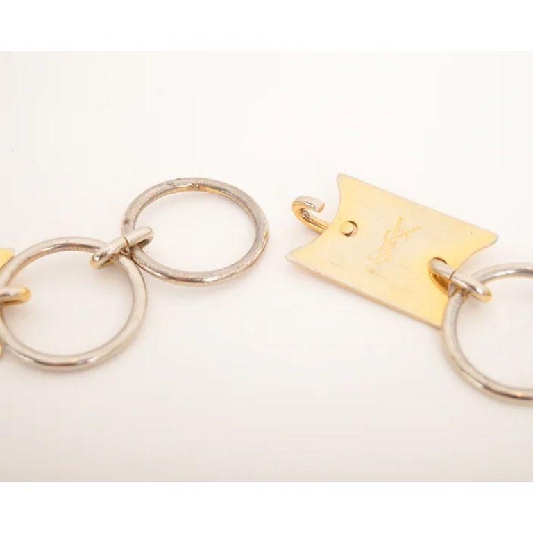 Yves Saint Laurent 1970's Chain Waist Belt For Sale at 1stDibs