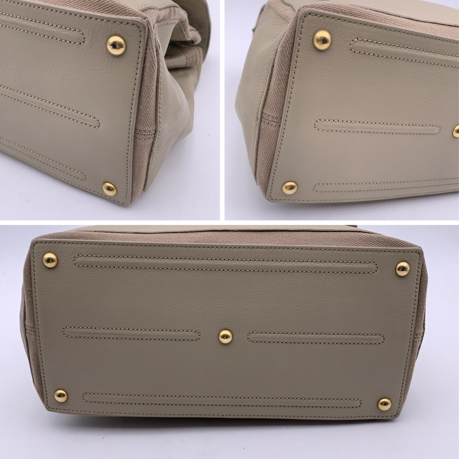 Yves Saint Laurent Beige Leather Muse 2 Two Satchel Bag For Sale at 1stDibs