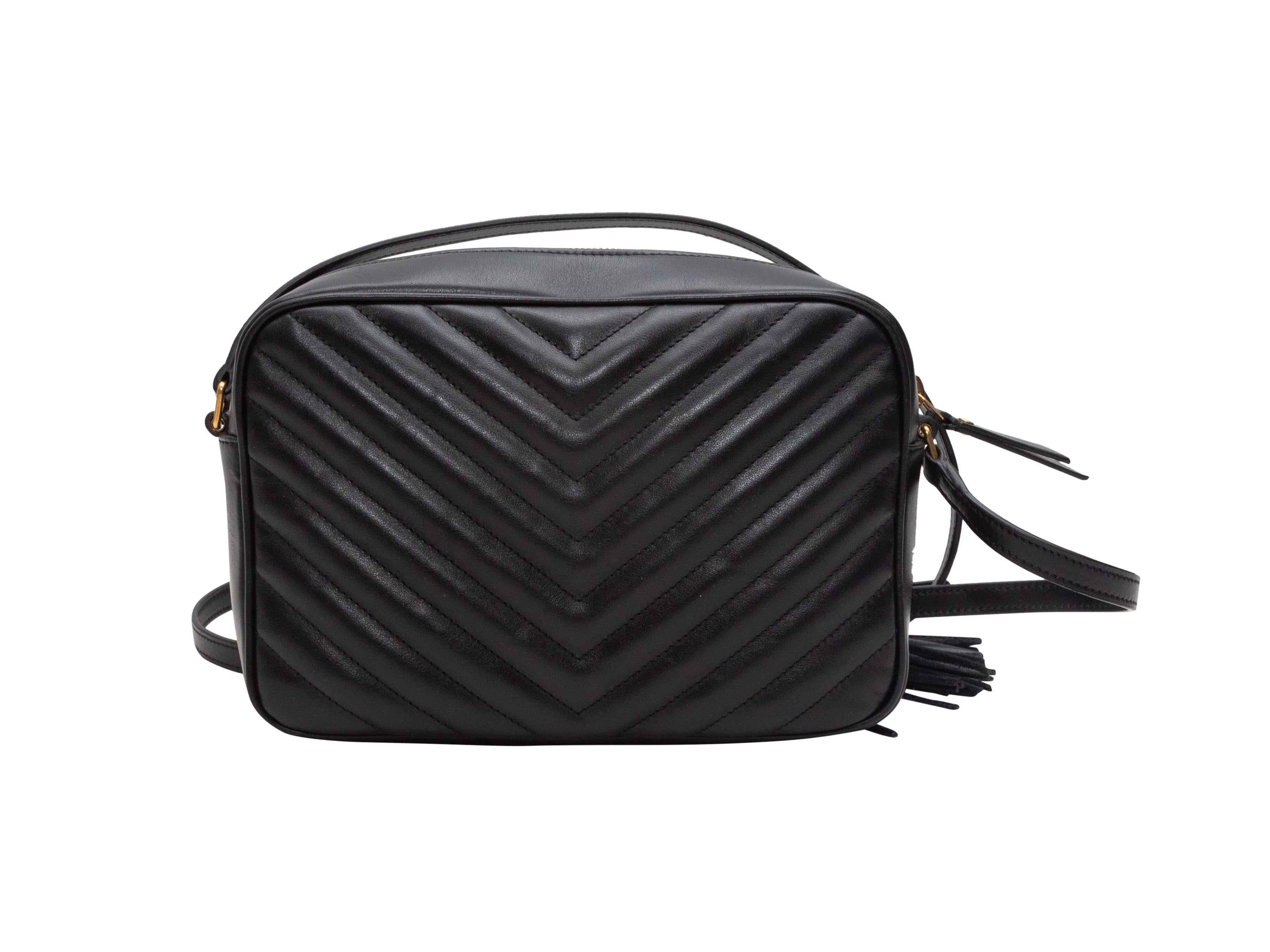 Yves Saint Laurent Black Lou Quilted Camera Bag For Sale at 1stDibs ...