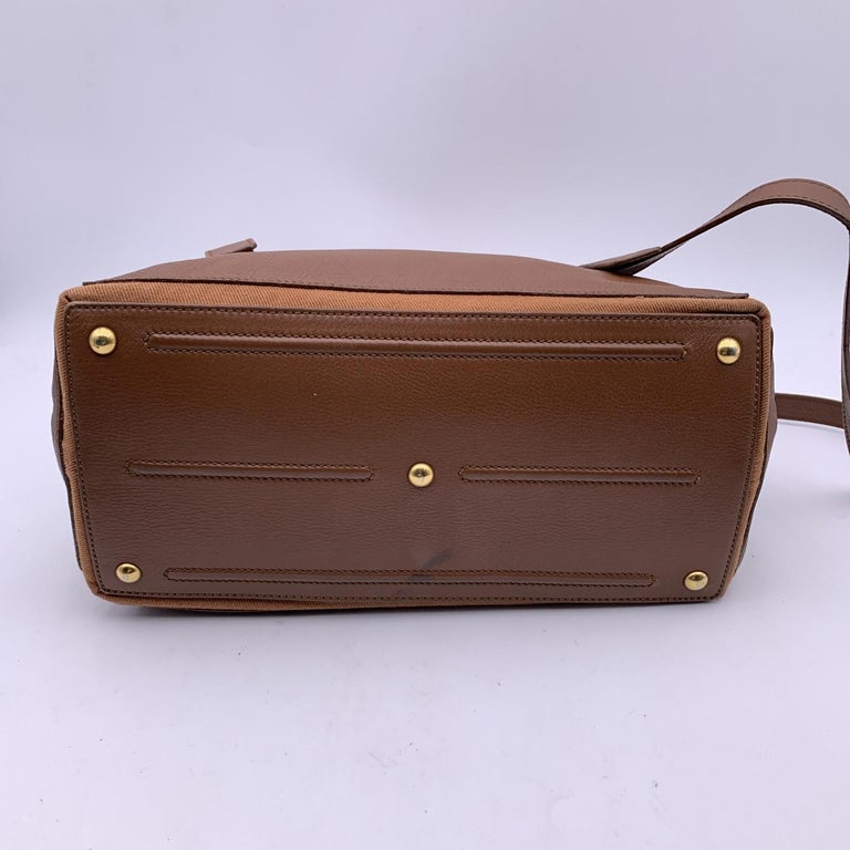 Yves Saint Laurent Brown Leather Muse 2 Two Satchel Bag with Strap For ...