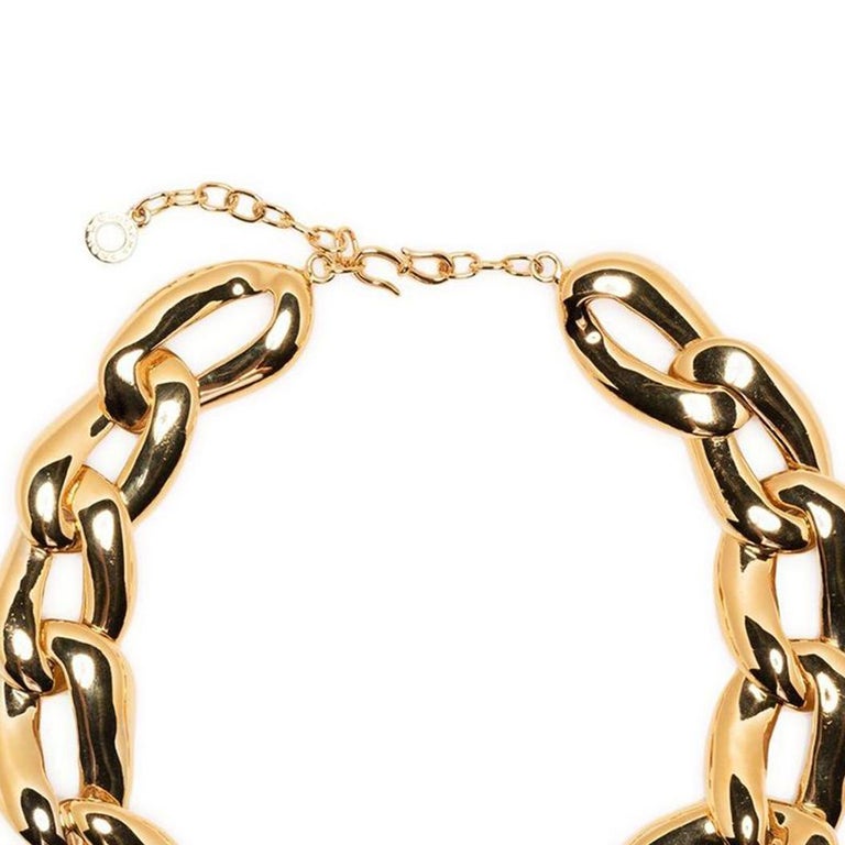 Yves Saint Laurent by Robert Goossens chuncky chian necklace For Sale ...