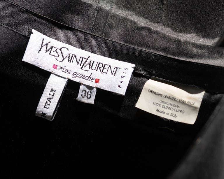Yves Saint Laurent by Tom Ford moulded leather corset runway ensemble ...