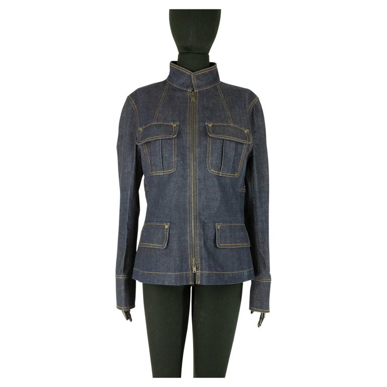 Yves Saint Laurent Denim Jacket at 1stDibs