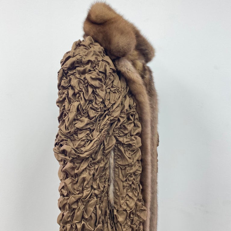 Yves Saint Laurent Fourrures Russian Sable Cape (Size L-XL) For Sale at ...