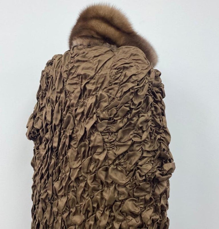 Yves Saint Laurent Fourrures Russian Sable Cape (Size L-XL) For Sale at ...