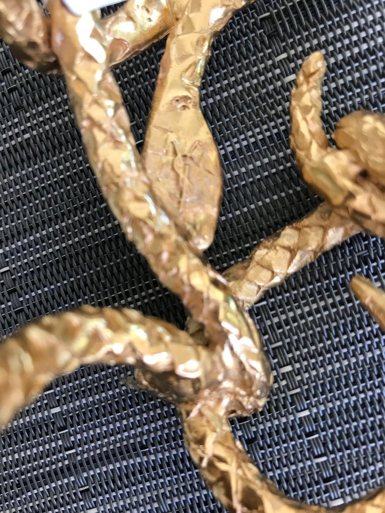 Yves Saint Laurent Gold Plated Snake Chain Large Necklace, YSL at ...