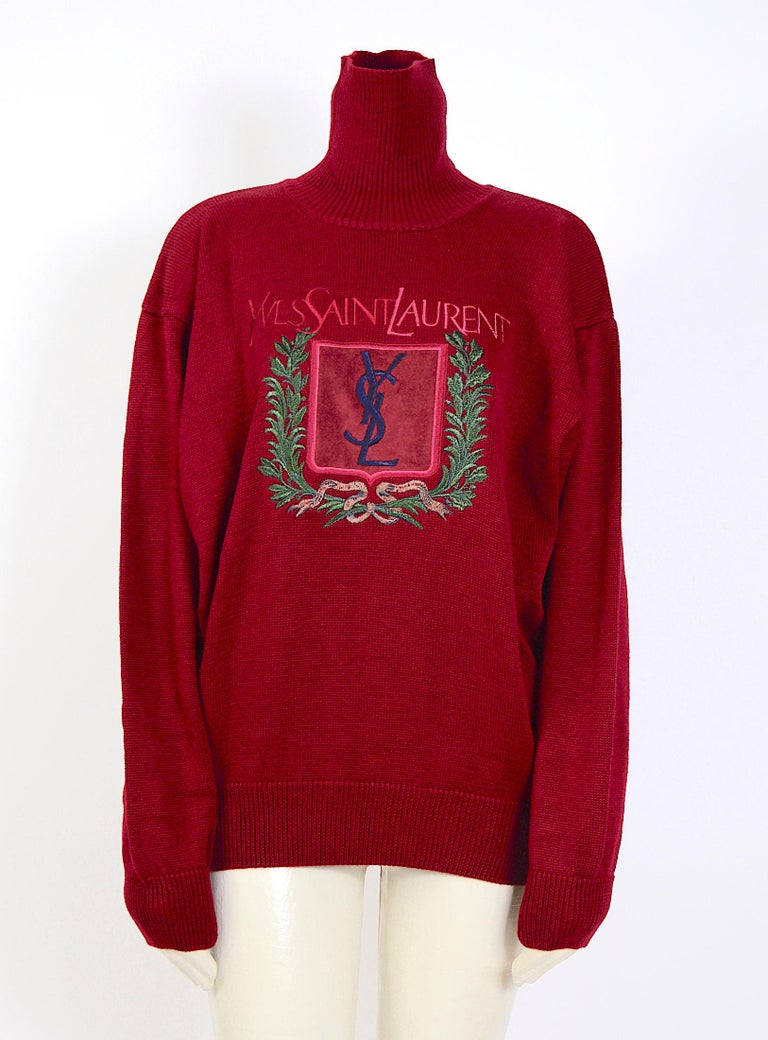 Yves Saint Laurent "Homme" vintage 80s unworn with tag signed wool ...