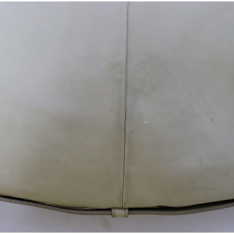 Yves Saint Laurent Ivory Leather Mombasa Bag For Sale at 1stDibs