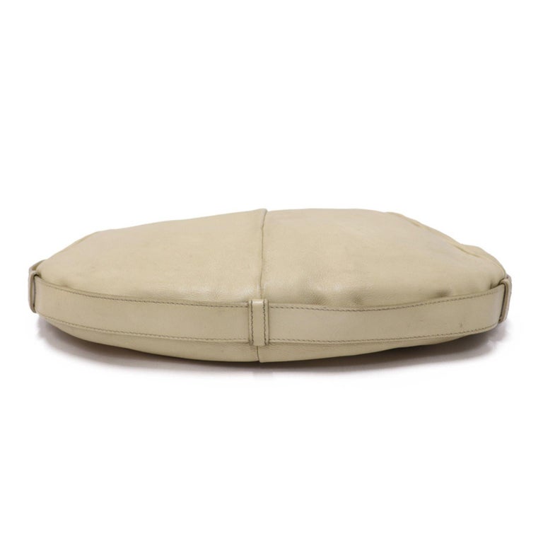 Yves Saint Laurent Ivory Leather Mombasa Bag For Sale at 1stDibs