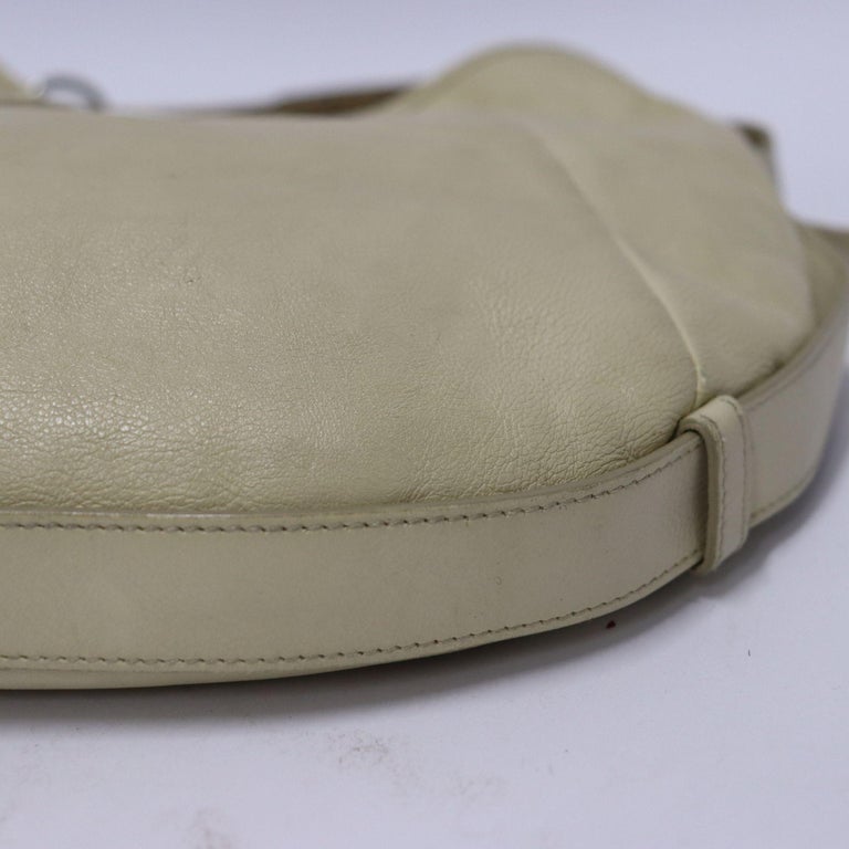 Yves Saint Laurent Ivory Leather Mombasa Bag For Sale at 1stDibs