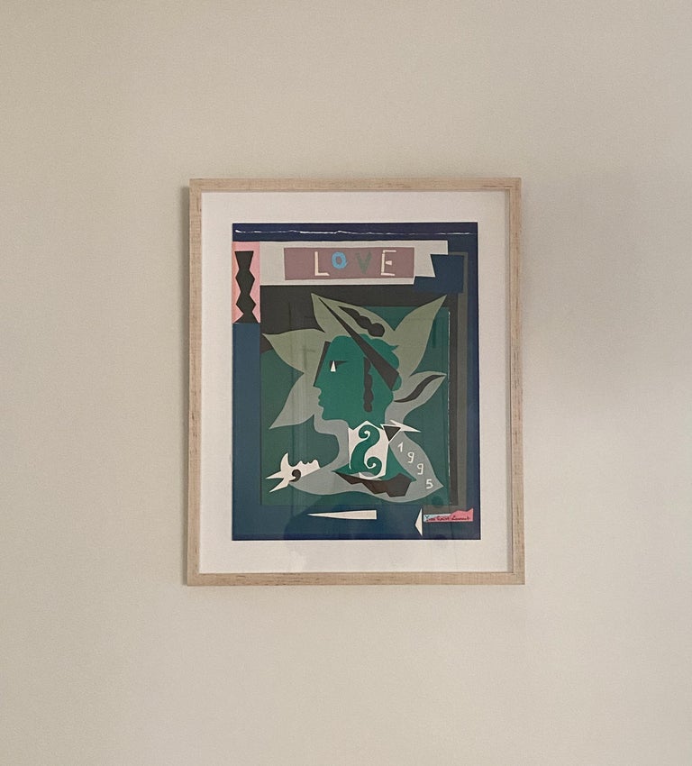 Yves Saint Laurent "Love" Poster, 1995 at 1stDibs