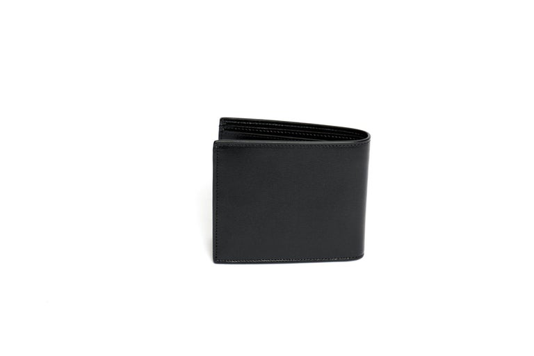 Yves Saint Laurent NIB Black Leather Bifold Wallet For Sale at 1stDibs