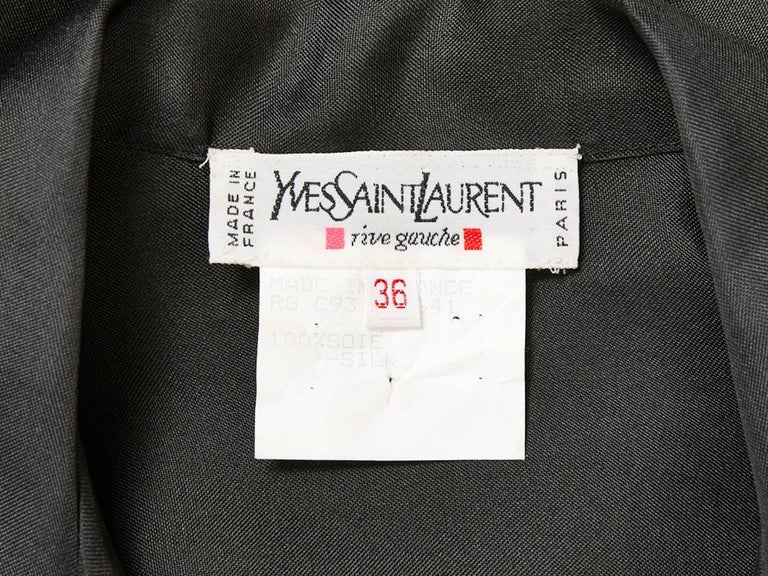 Yves Saint Laurent Organza Blouson at 1stdibs