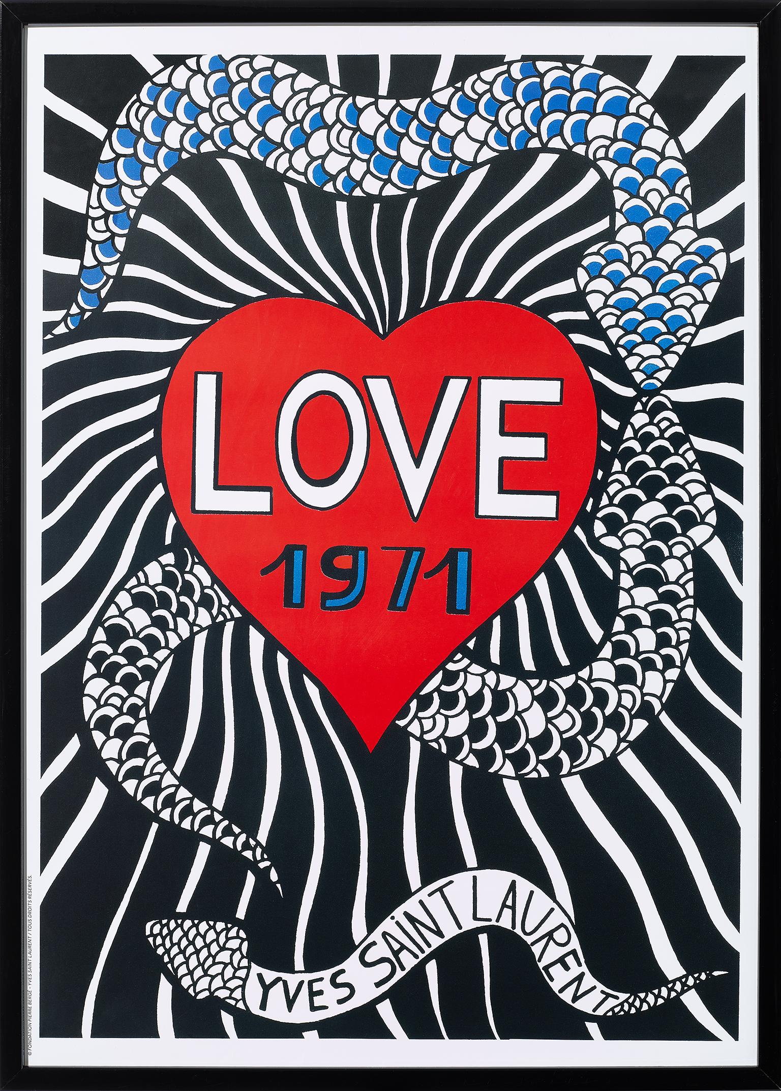 Yves Saint Laurent - " Love 1971 " Vintage Masterpiece of The ...