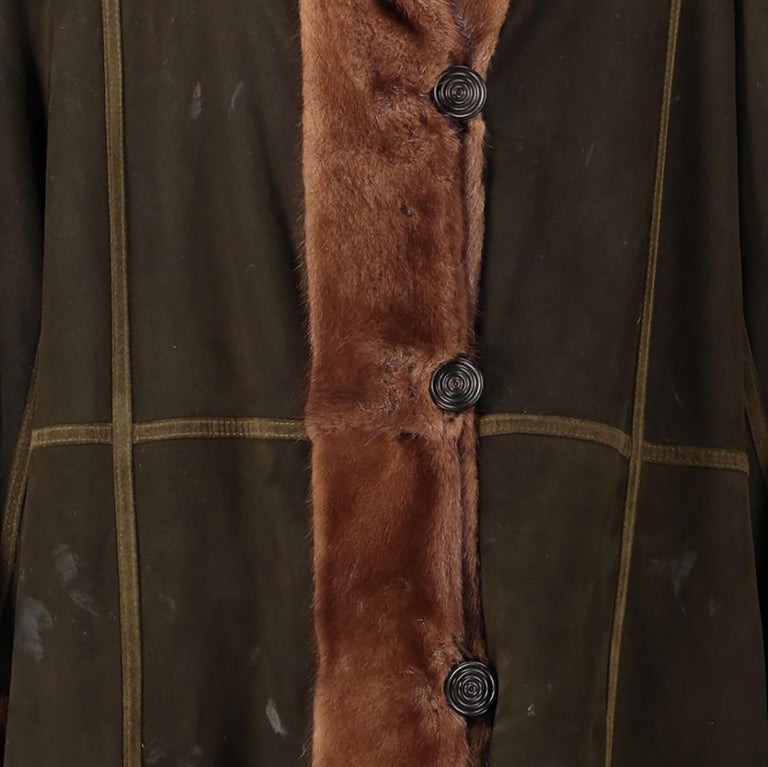 Yves Saint Laurent Reversible Shearling Fur Coat at 1stDibs | burberry ...