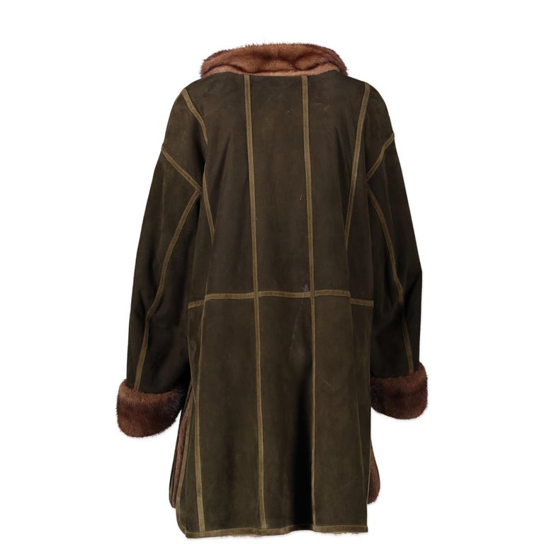 Yves Saint Laurent Reversible Shearling Fur Coat at 1stDibs | burberry ...