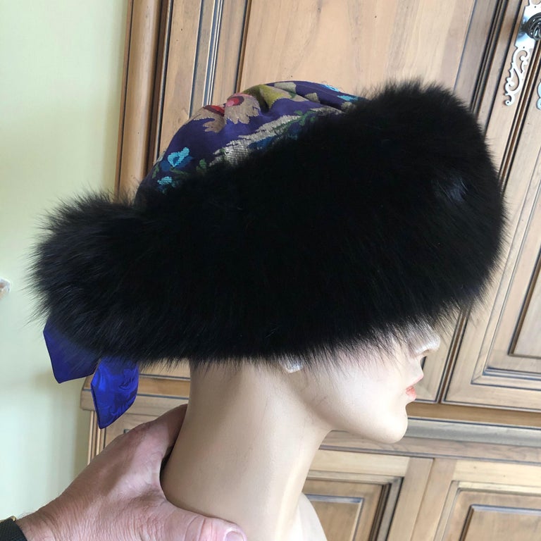 Yves Saint Laurent Rive Guache 1970's Russian Collection Fox Tim ...