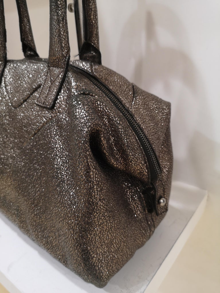 Yves Saint Laurent Silver Bag at 1stDibs