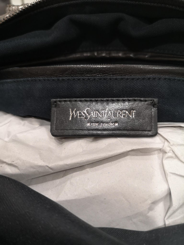 Yves Saint Laurent Silver Bag at 1stDibs