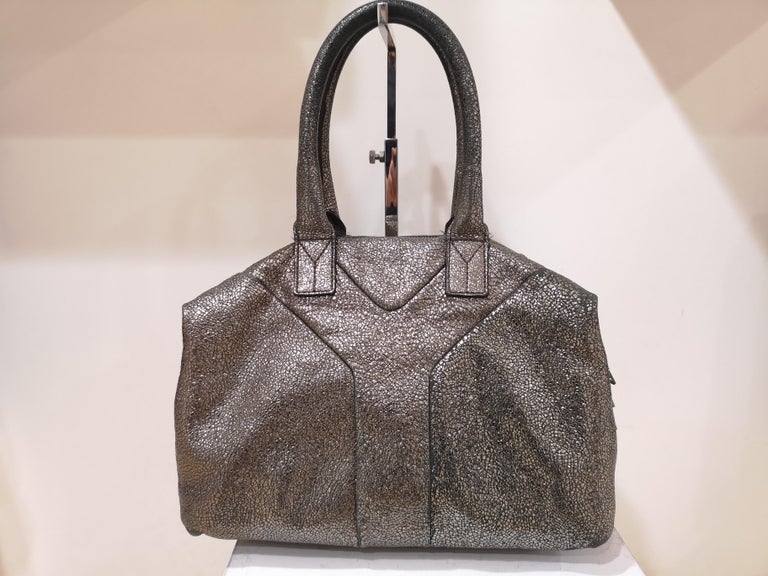 Yves Saint Laurent Silver Bag at 1stDibs