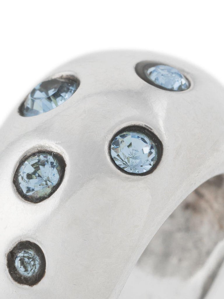 Yves Saint Laurent Silver Ring For Sale at 1stDibs