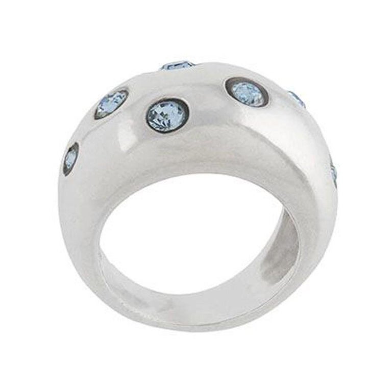 Yves Saint Laurent Silver Ring For Sale at 1stDibs