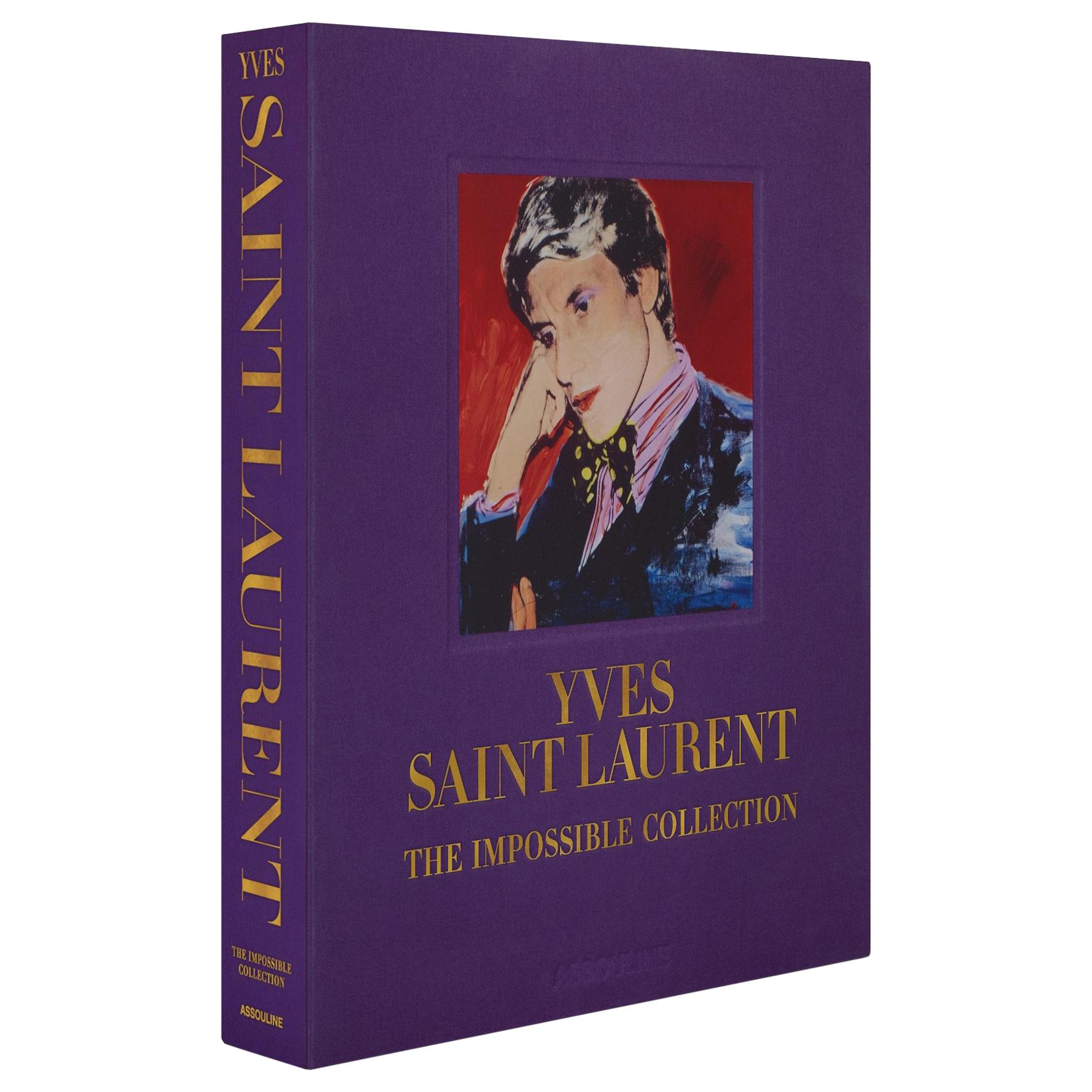 Brass Adorned Yves Saint Laurent Fashion Book by Brian Stanziale at 1stDibs