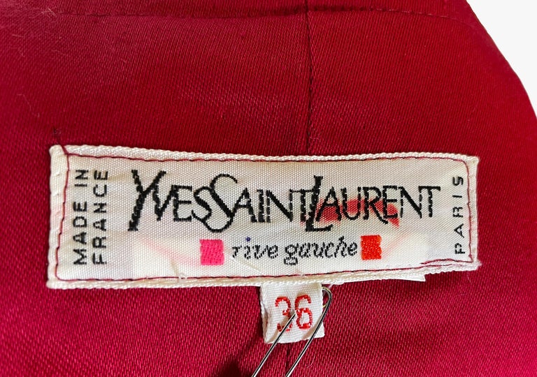 Yves Saint Laurent Vintage Evening Blazer, 1990s For Sale at 1stDibs