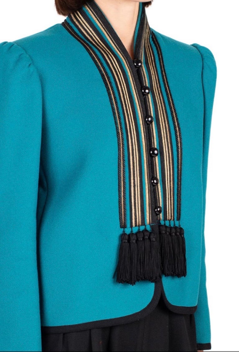 Yves Saint laurent wool jacket. For Sale at 1stDibs