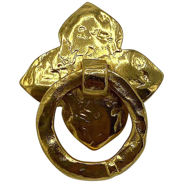 Yves Saint Laurent YSL 1980s Lapel, Cravat Pin at 1stDibs