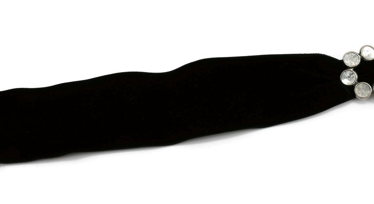 YVES SAINT LAURENT YSL by Tom Ford Velvet Choker/Bracelet For Sale at ...