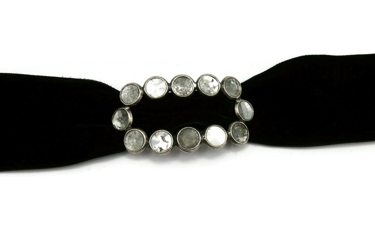 YVES SAINT LAURENT YSL by Tom Ford Velvet Choker/Bracelet For Sale at ...