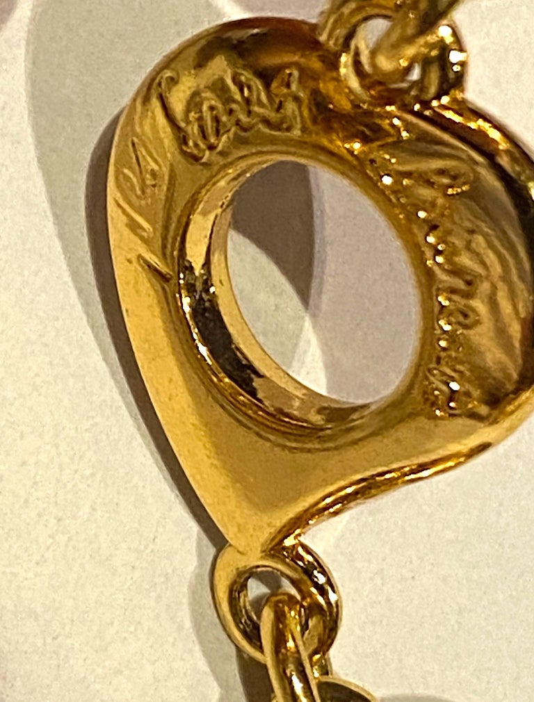 Yves Saint Laurent YSL Gold Necklace at 1stDibs