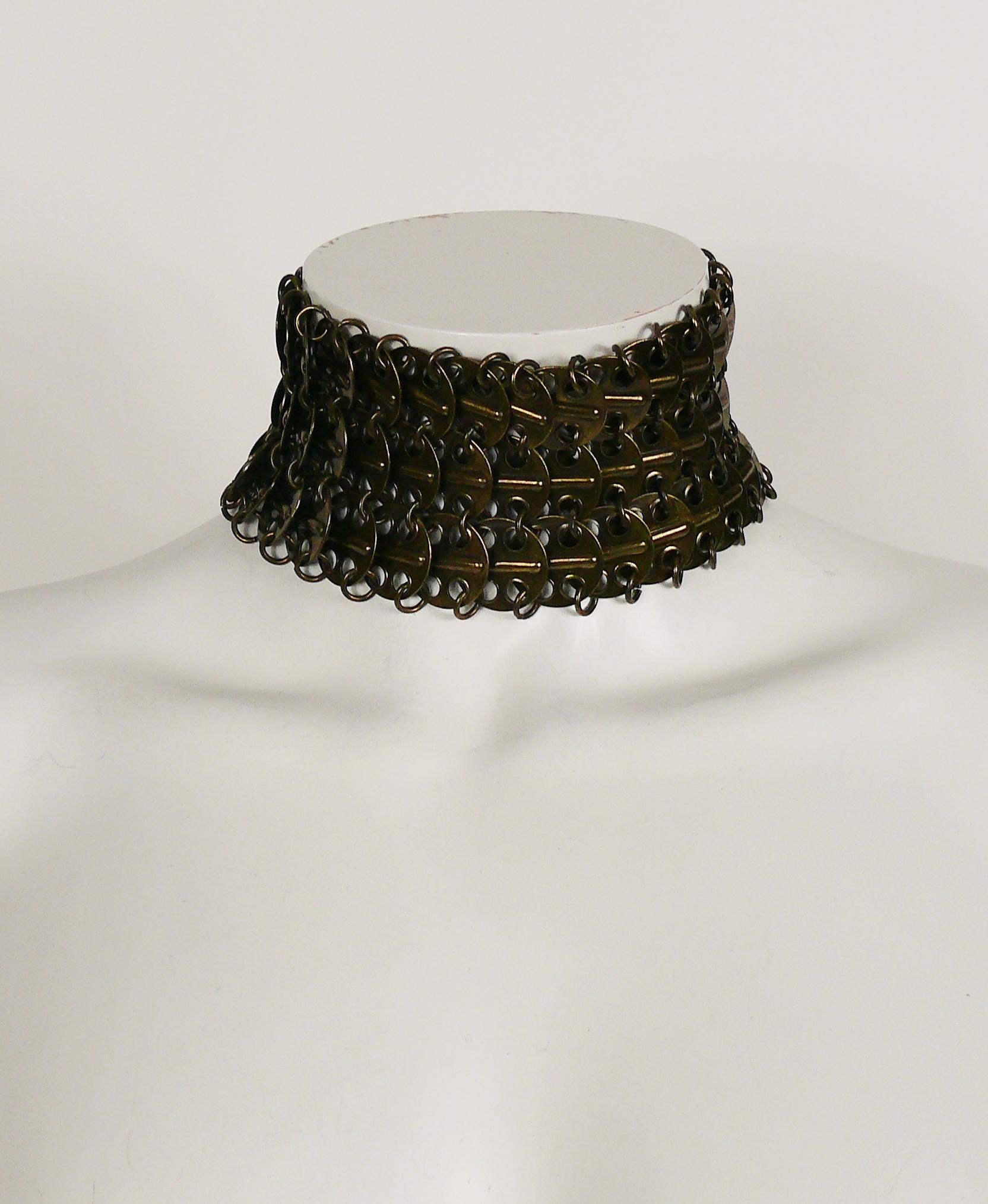 Yves Saint Laurent YSL Runway Chainmail Choker Necklace For Sale at ...