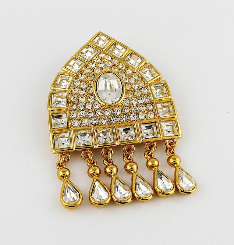 Yves Saint Laurent YSL Vintage Jewelled Russian Inspired Brooch Pendant ...