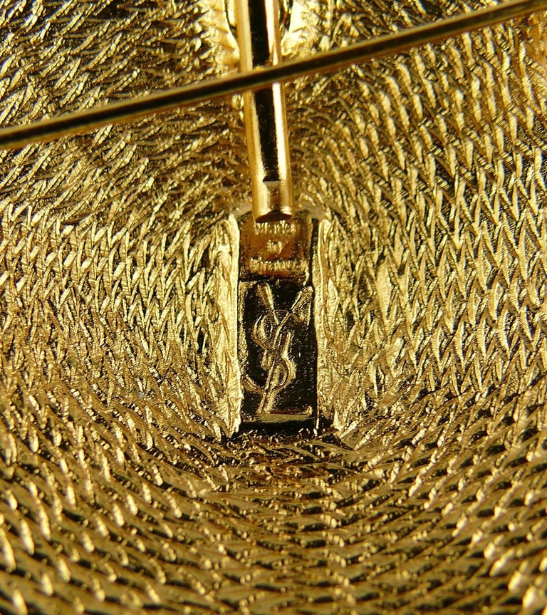 Yves Saint Laurent YSL Vintage Snake Serpent Brooch Pendant at 1stDibs