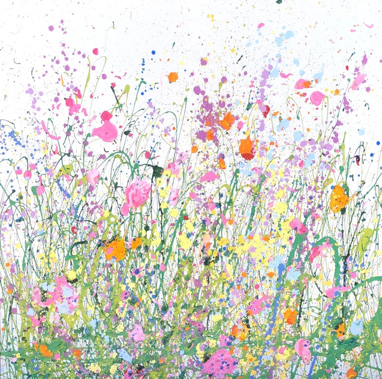 Yvonne Coomber - A Thousand Words of Love - abstract expression floral ...
