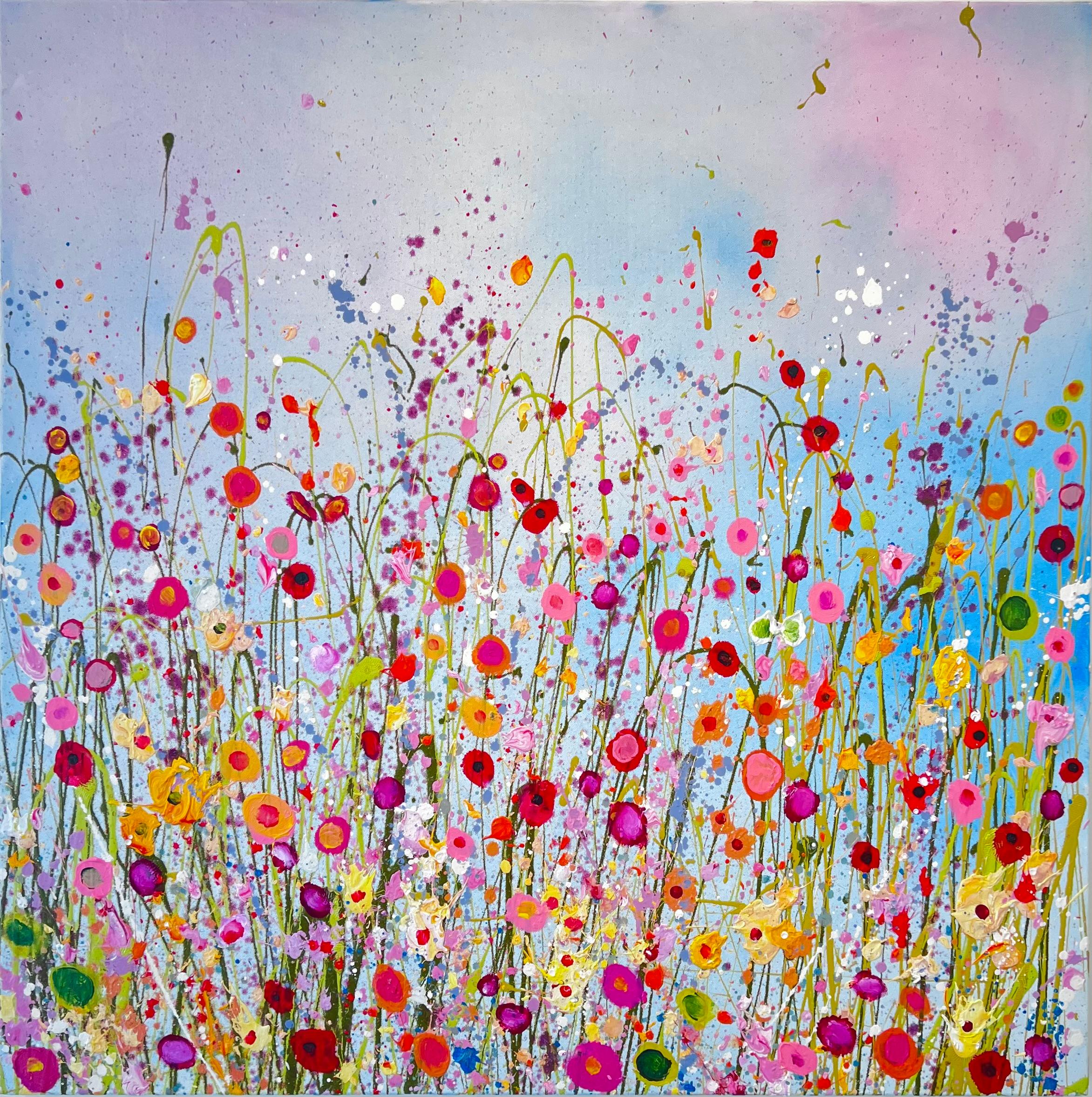 Yvonne Coomber - All the Wildflowers Dance - floral modern original oil ...