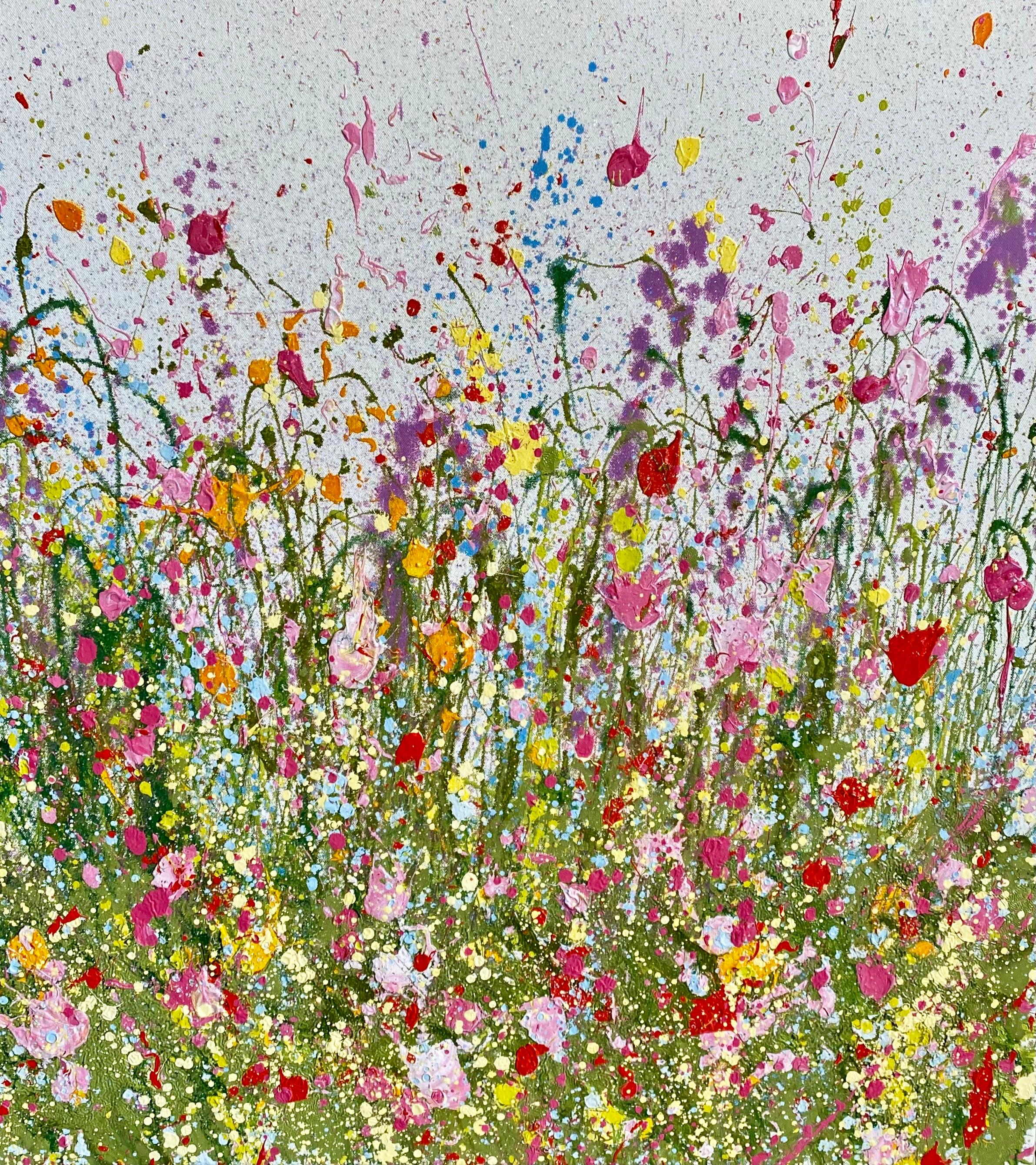 Yvonne Coomber - My Hearts with Flowers Abstract Landscape paintings at ...