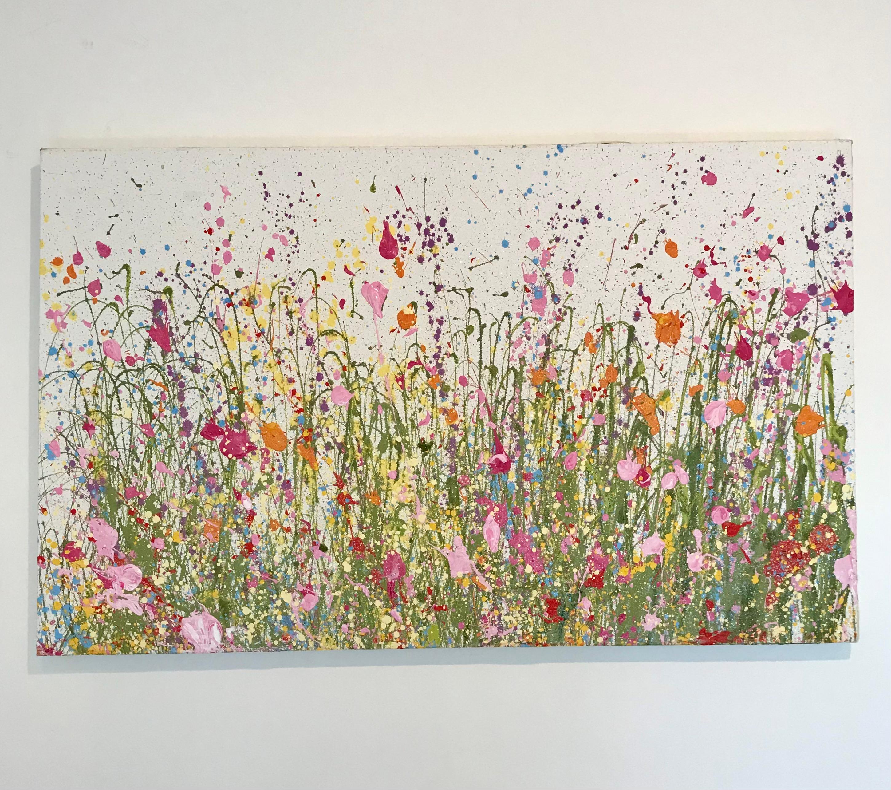 Yvonne Coomber - My Hearts with Flowers Abstract Landscape paintings at ...