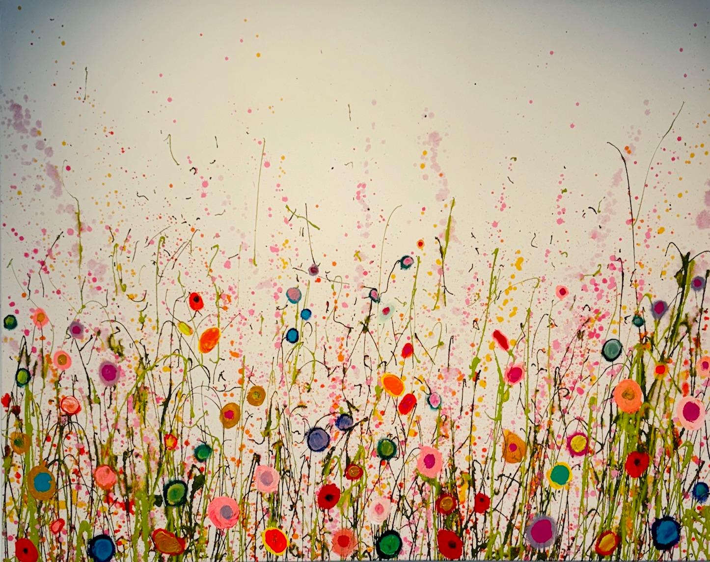 Yvonne Coomber - Gentle Seas and Loving You So - abstract floral oil ...